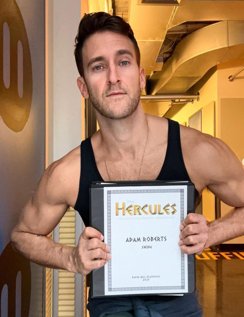 Adam Roberts will be part of Paper Mill Playhouse’ DISNEY’S HERCULES ...